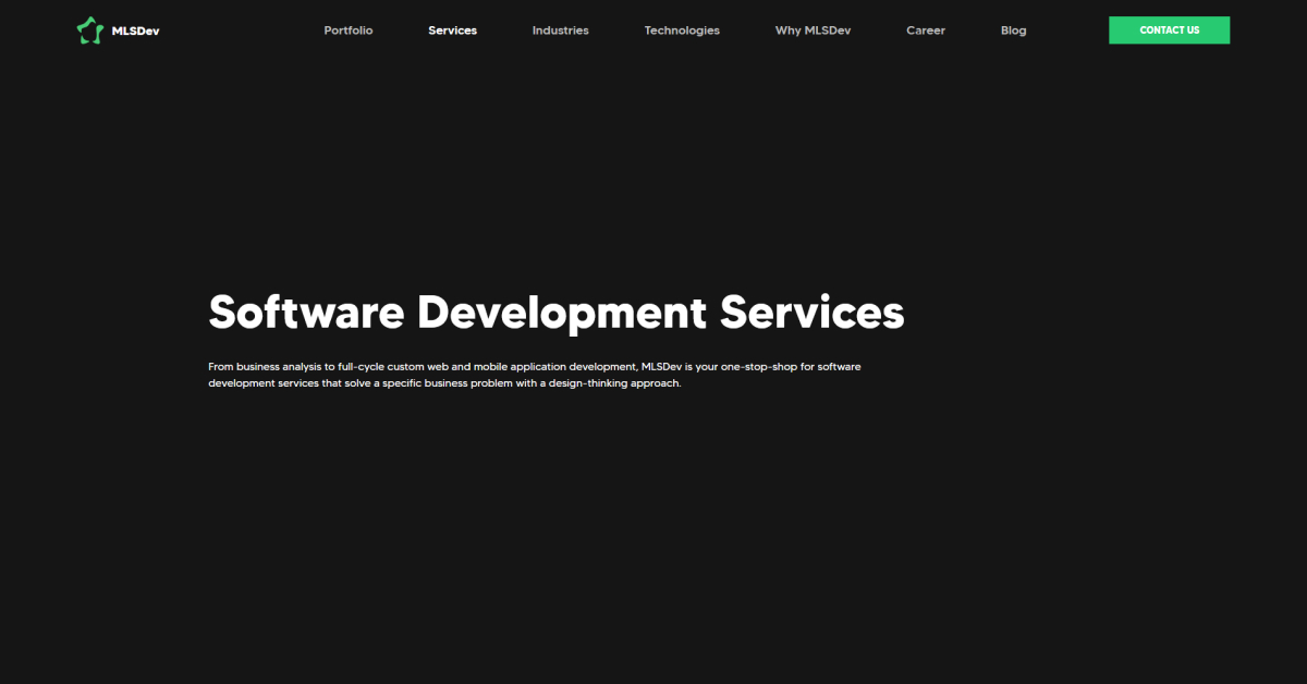 Software Development Services | MLSDev